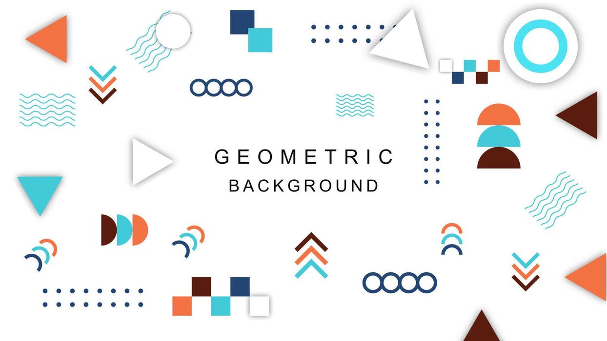 Geometric Shapes Background Vector Art, Icons, and Graphics for Free ...