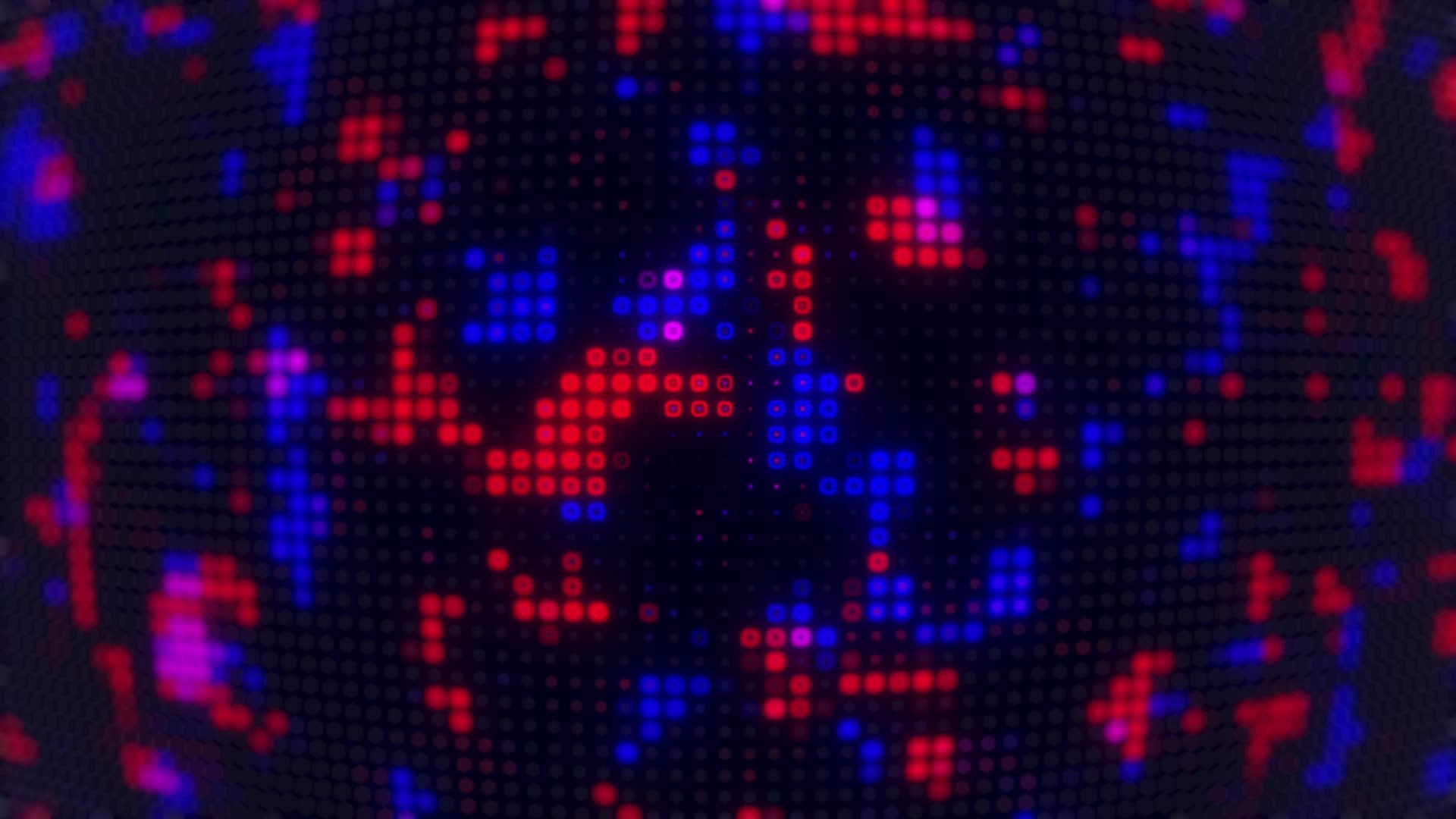 Digital Technology Grid Line Mosaic Tile Pattern Loop Motion 17610725