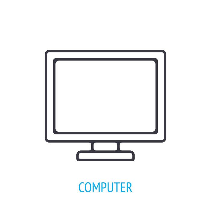 Computer Line Vector Art, Icons, and Graphics for Free Download