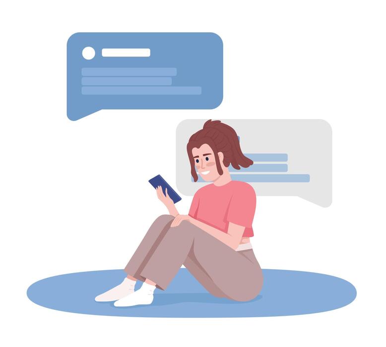 Texting Vector Art, Icons, and Graphics for Free Download