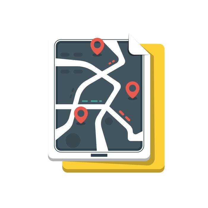 Map App Vector Art, Icons, and Graphics for Free Download