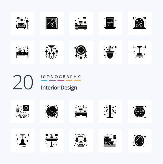 Interior Design Icons Vector Art, Icons, and Graphics for Free Download