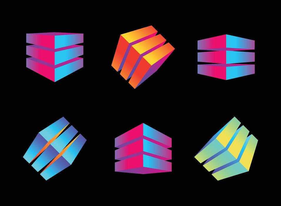 3d Cube Logo Vector Art, Icons, and Graphics for Free Download