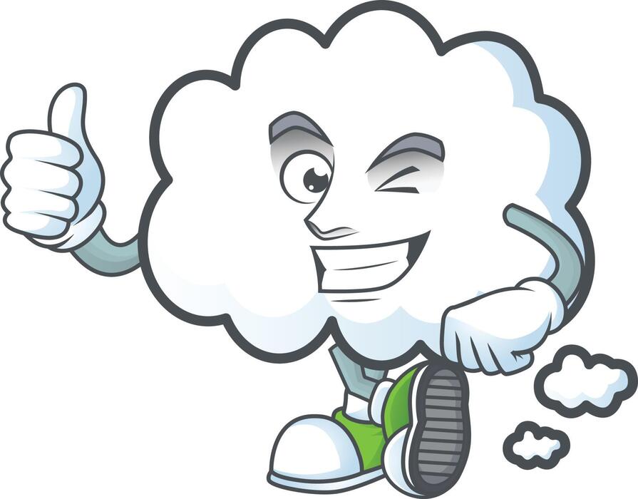 Cloud Mascot Vector Art, Icons, and Graphics for Free Download