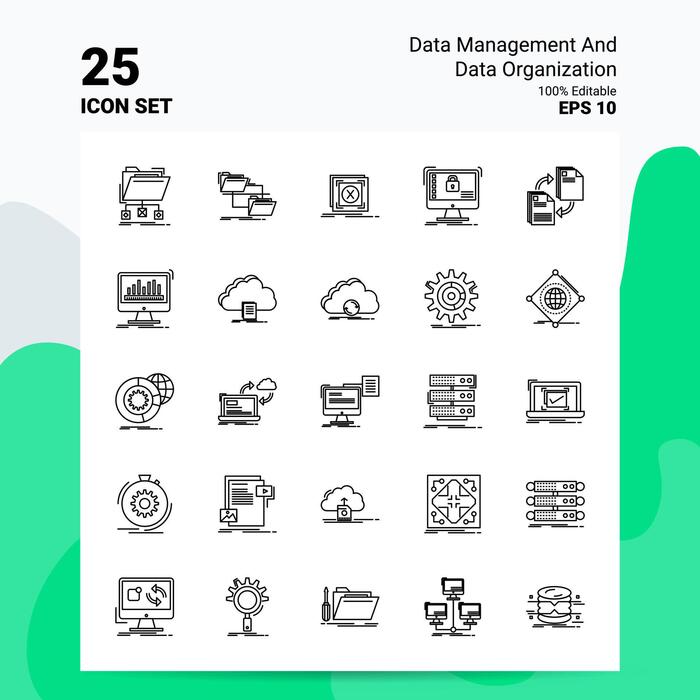 Data Management Icon Vector Art, Icons, and Graphics for Free Download
