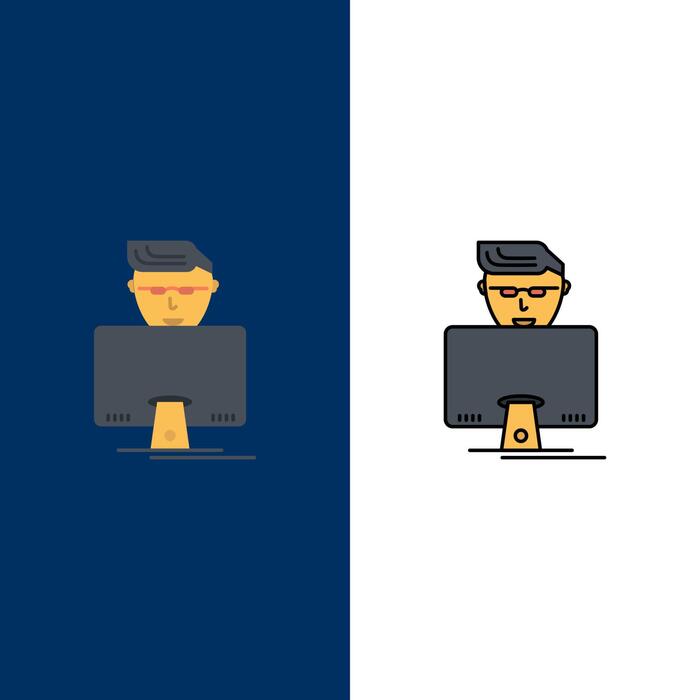 Computer Nerd Vector Art, Icons, and Graphics for Free Download