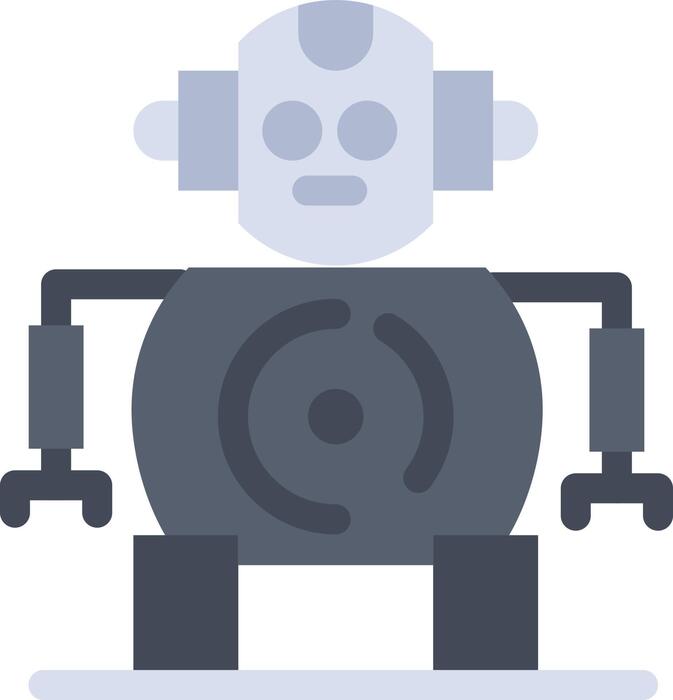 Robot Flat Vector Art, Icons, and Graphics for Free Download