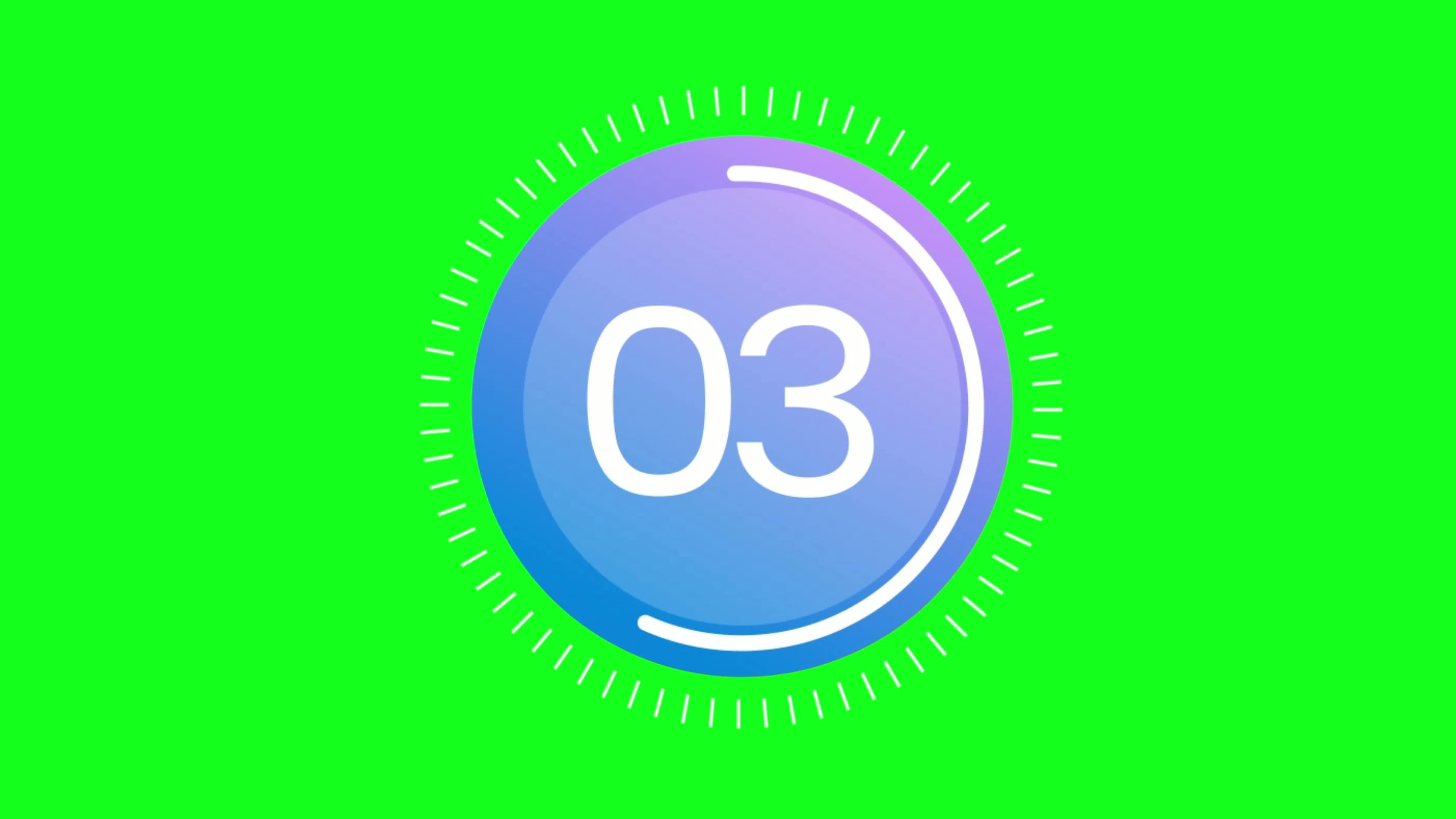 5 Seconds Countdown Timer 4K Green Screen Video 18047693 Stock Video At