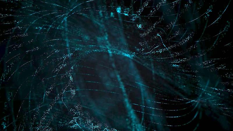 3d Looping Abstract Particle Background With Depth Of Field 18243464