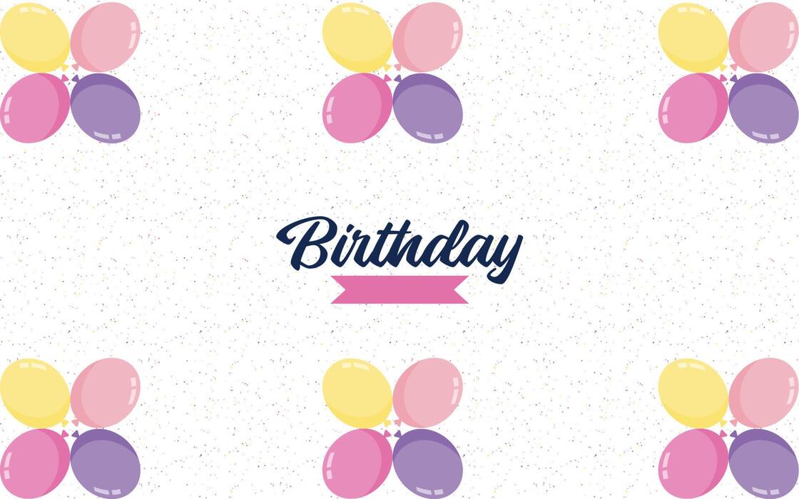 Simple Birthday Background Vector Art, Icons, and Graphics for Free ...
