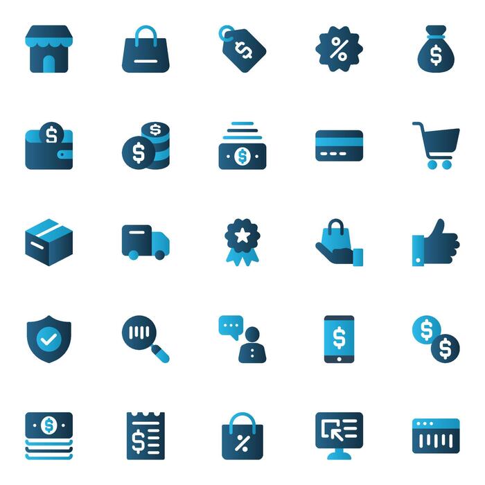 Ecommerce Icons Vector Art, Icons, and Graphics for Free Download