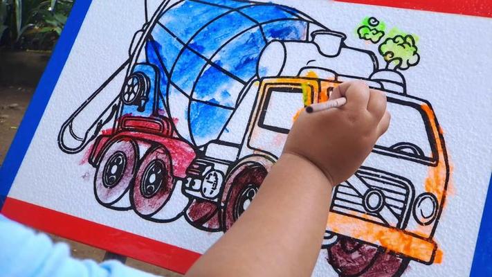 Colouring Book Stock Video Footage for Free Download