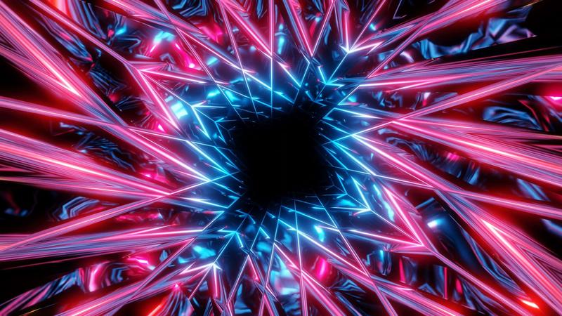abstract background twisted geometric red glow tunnel vj loop 18756073 Stock Video at Vecteezy