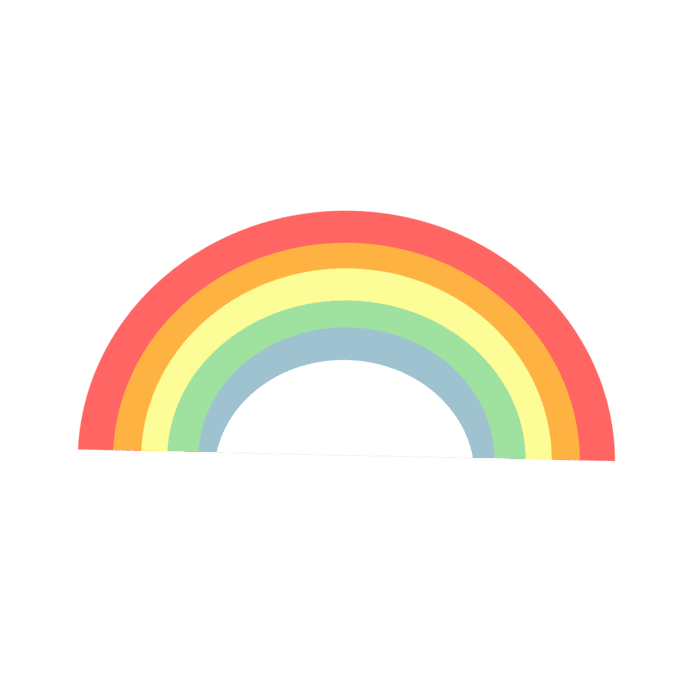 Rainbow Cartoon PNGs for Free Download