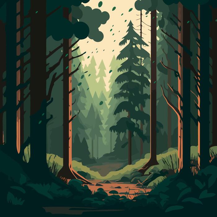 Forest Vector Art, Icons, and Graphics for Free Download