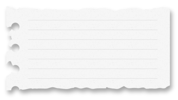 Notebook Paper Pngs For Free Download