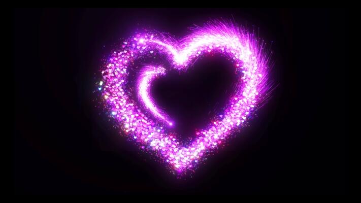 Heart Particle Stock Video Footage for Free Download