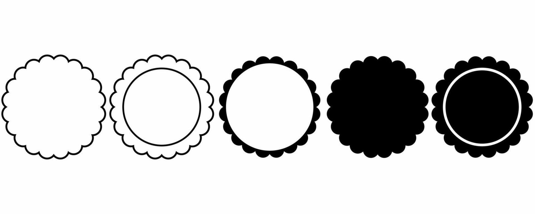 Scallop Circle SVGs for Free Download