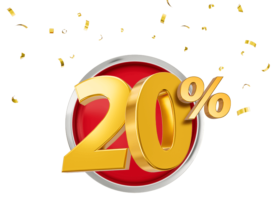 20 Percent Off PNGs for Free Download