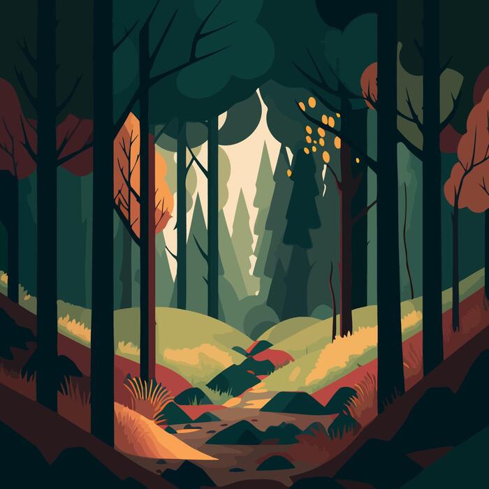 Forest Trees Vector Art, Icons, and Graphics for Free Download