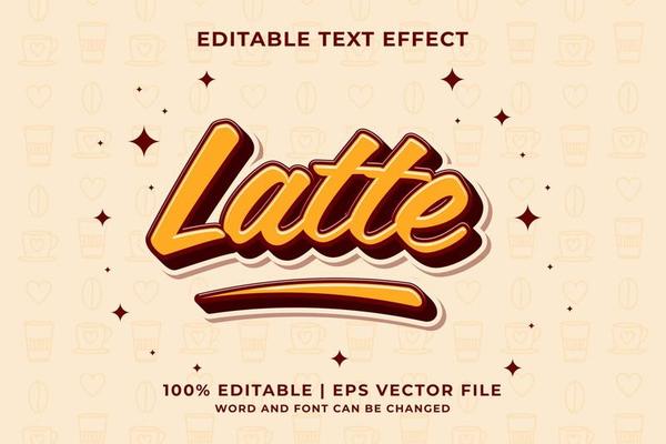 Coffee Text Effect Vector Art Icons And Graphics For Free Download