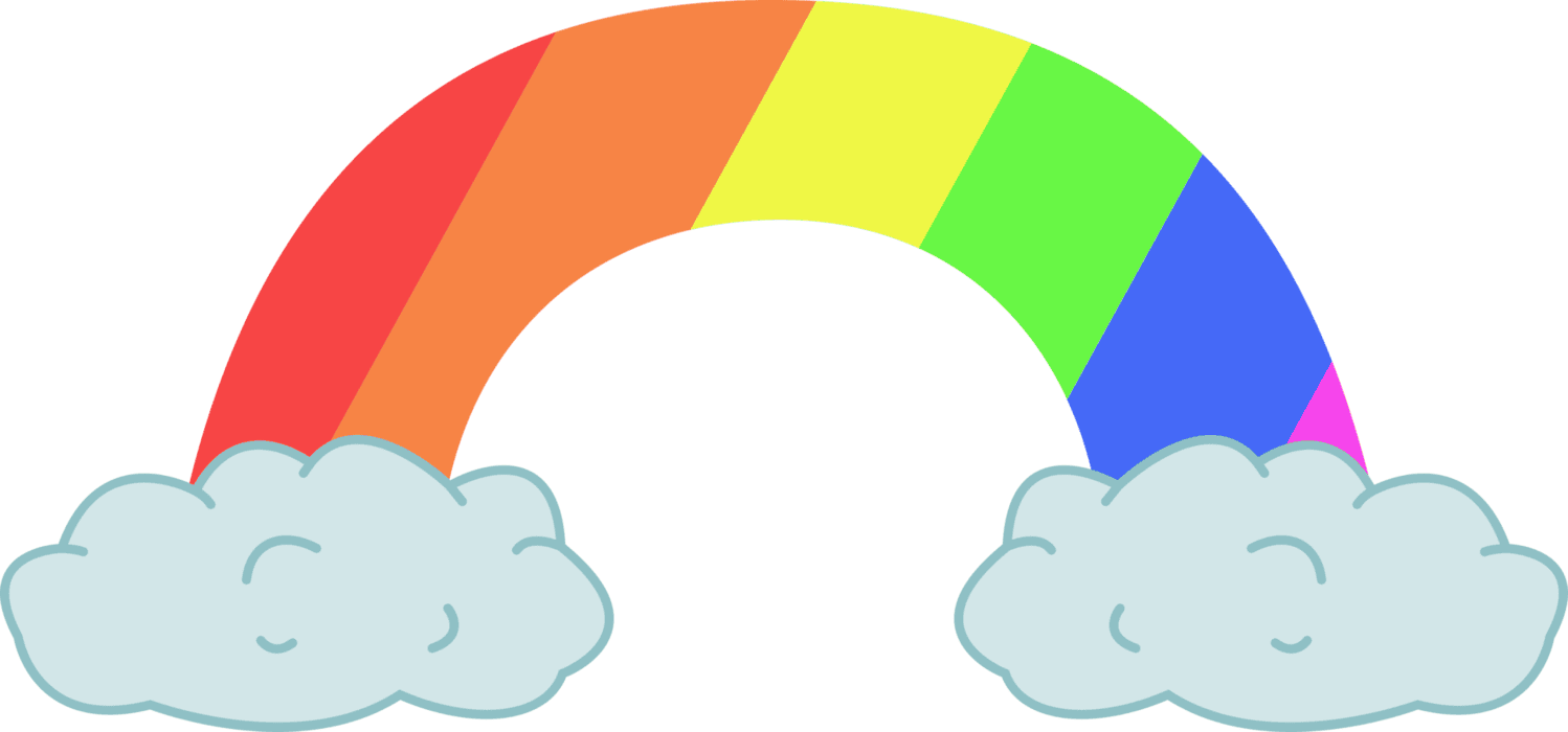 Rainbow Cartoon PNGs for Free Download
