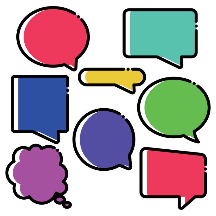Speech Bubble Clipart Vector Art, Icons, and Graphics for Free Download