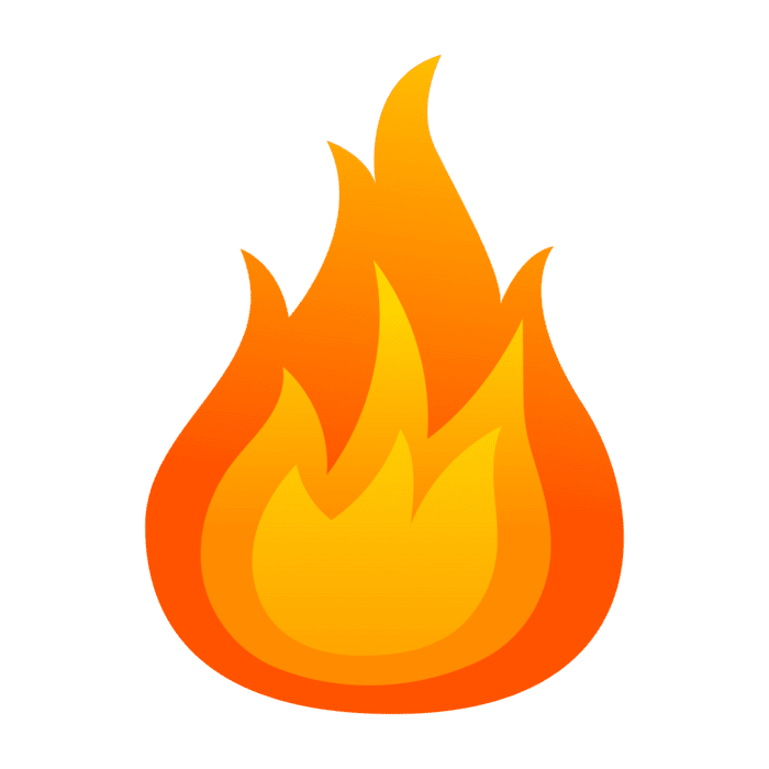 Fire Emoji PNGs for Free Download