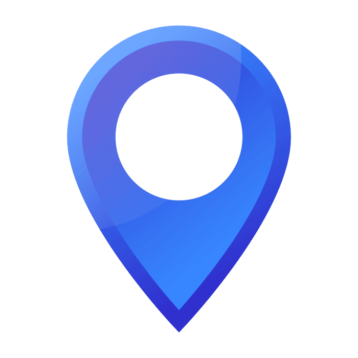 Location Icon Blue PNGs for Free Download