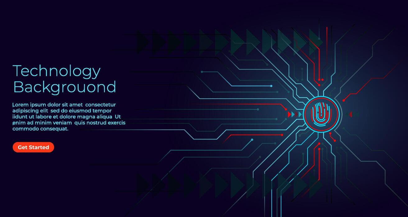 Information Technology Background Vector Art, Icons, and Graphics for ...