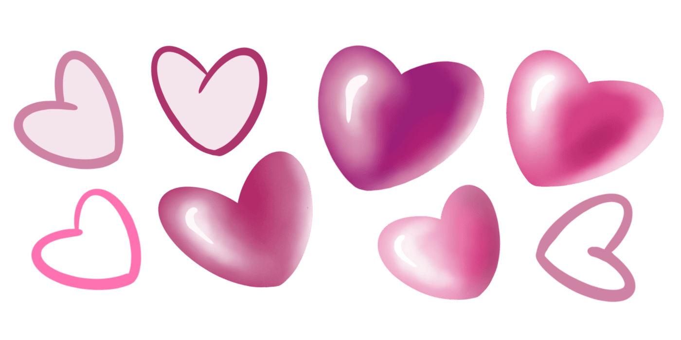 Hearts PNGs for Free Download
