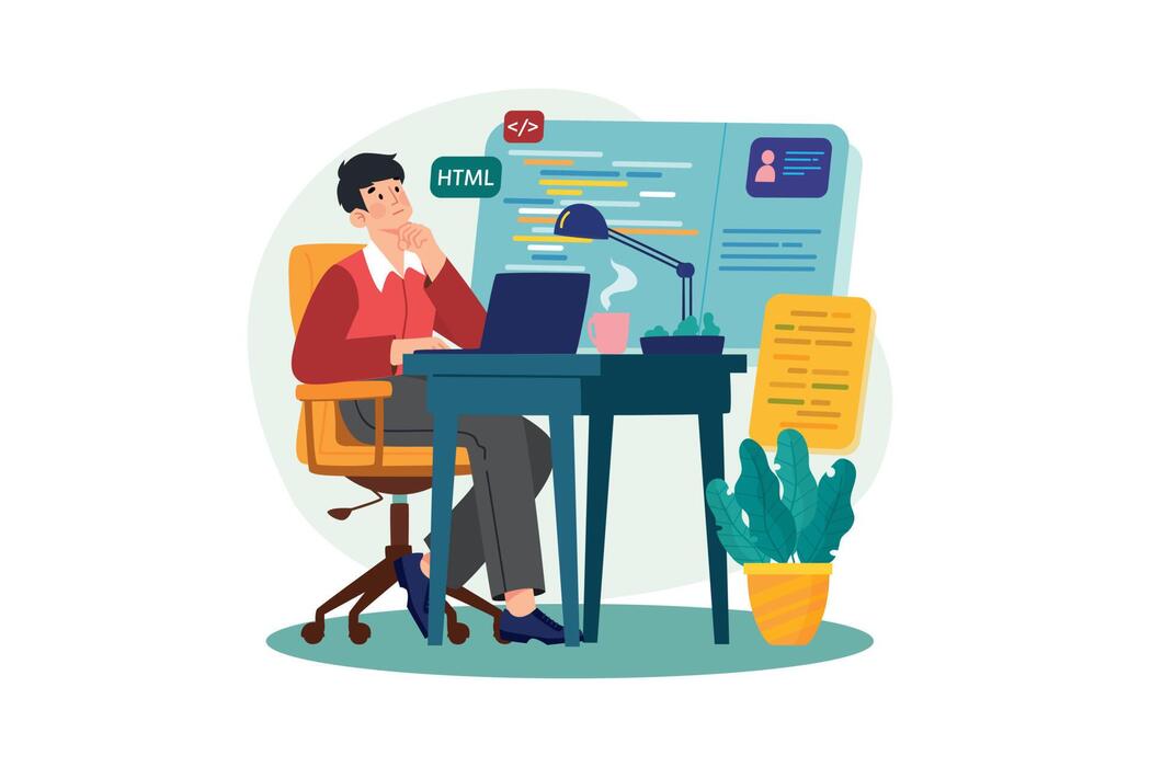 Computer Programmer Vector Art, Icons, and Graphics for Free Download