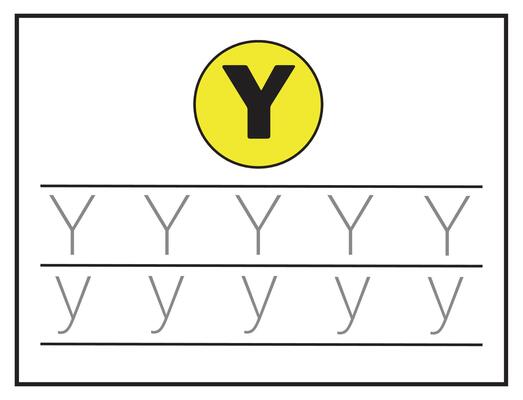 Letter Y Tracing Vector Art, Icons, and Graphics for Free Download
