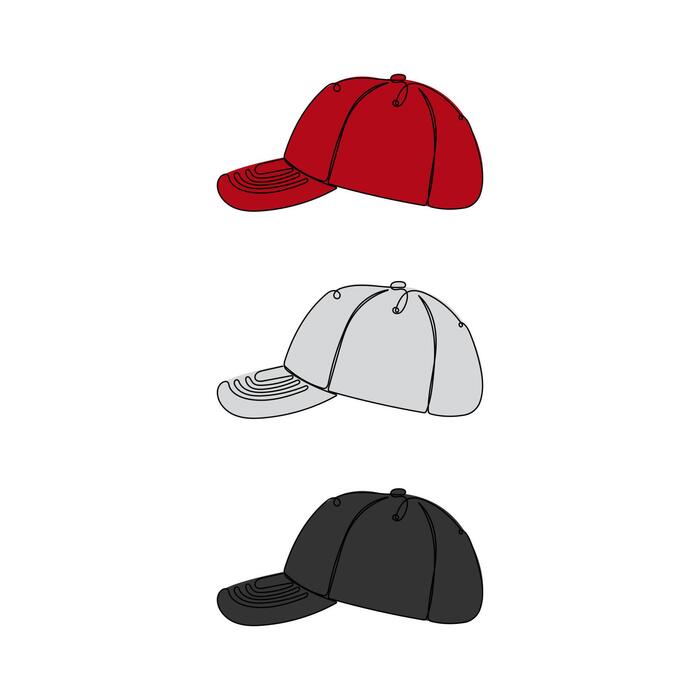 Cap Template Vector Art, Icons, and Graphics for Free Download