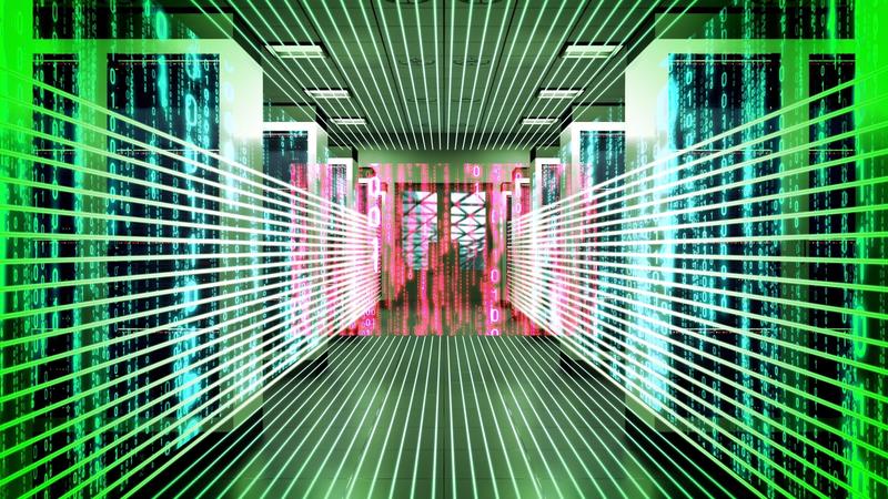 Rack Servers and Falling Binary Code - Data Center, Hosting, Storage ...