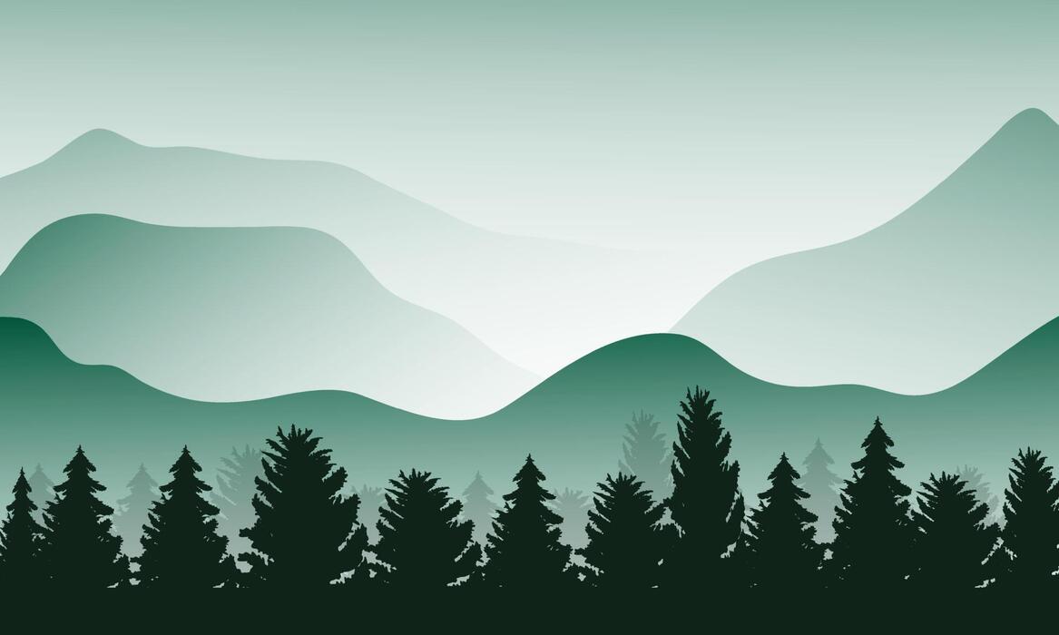 Mountain Tree Line Vector Art, Icons, and Graphics for Free Download