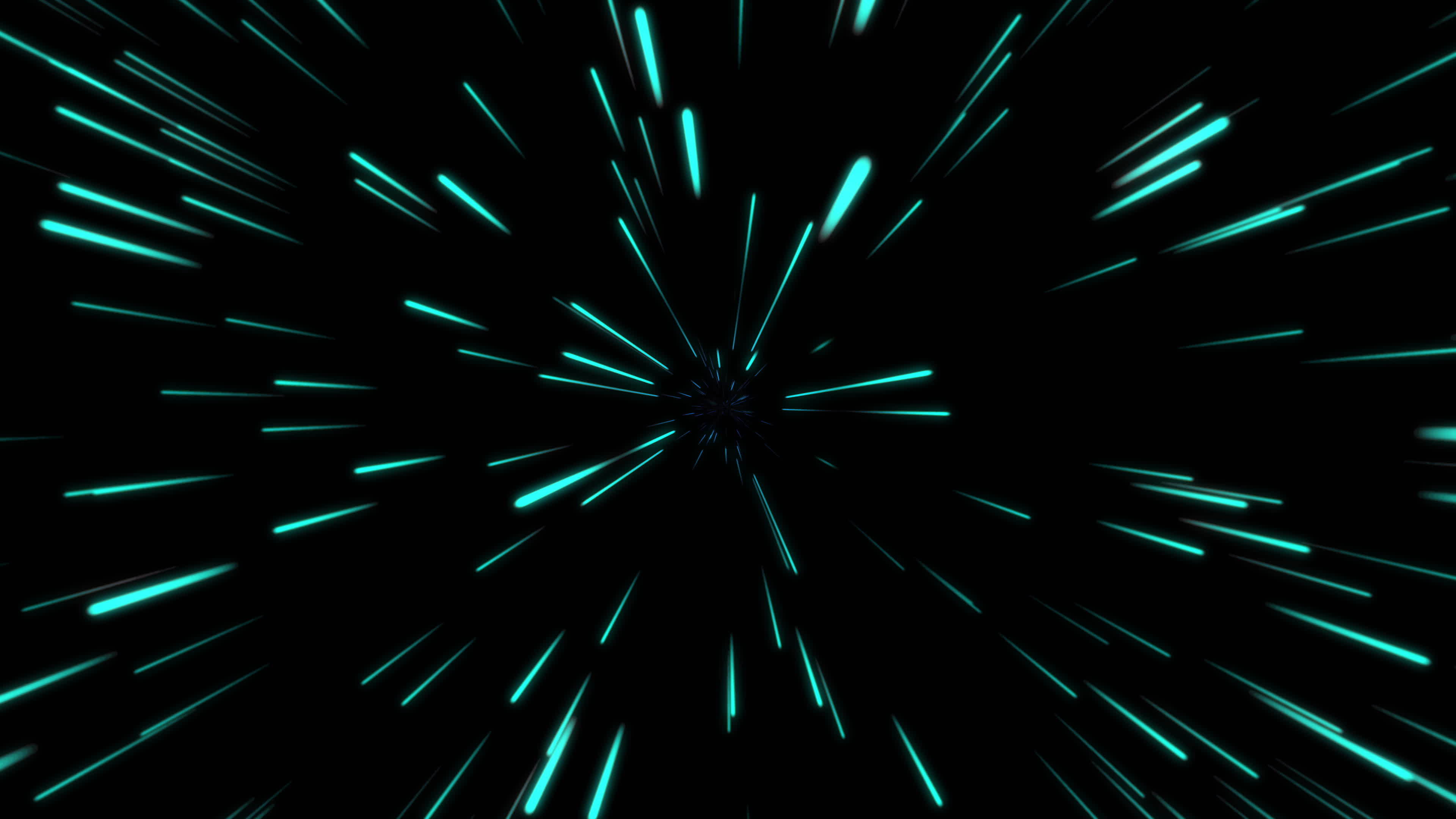 Abstract 3d moving high tech lines. Dynamic animation of seamless loop ...