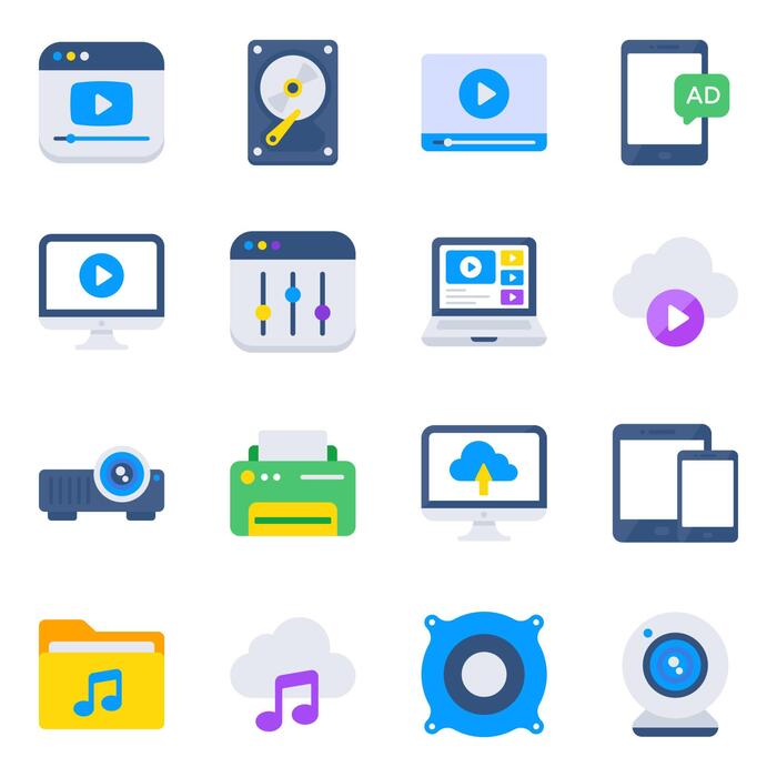 Multimedia Platform Vector Art, Icons, and Graphics for Free Download
