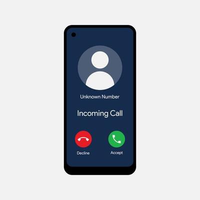 Call Screen Vector Art, Icons, and Graphics for Free Download
