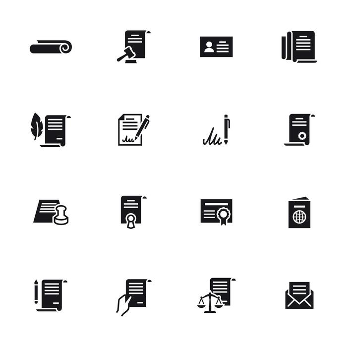 Document Icon Set Vector Art, Icons, and Graphics for Free Download