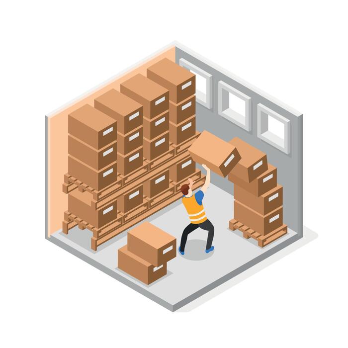 Warehouse Picking Vector Art, Icons, and Graphics for Free Download