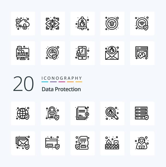 Data Security Icon Vector Art, Icons, and Graphics for Free Download