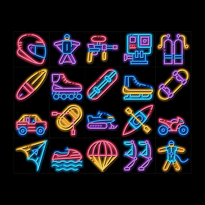 Neon Vector Art, Icons, and Graphics for Free Download