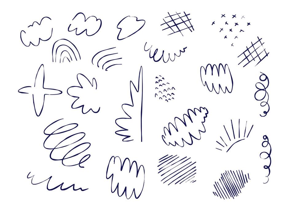 Hand Drawn Line Pattern Vector Art, Icons, and Graphics for Free Download