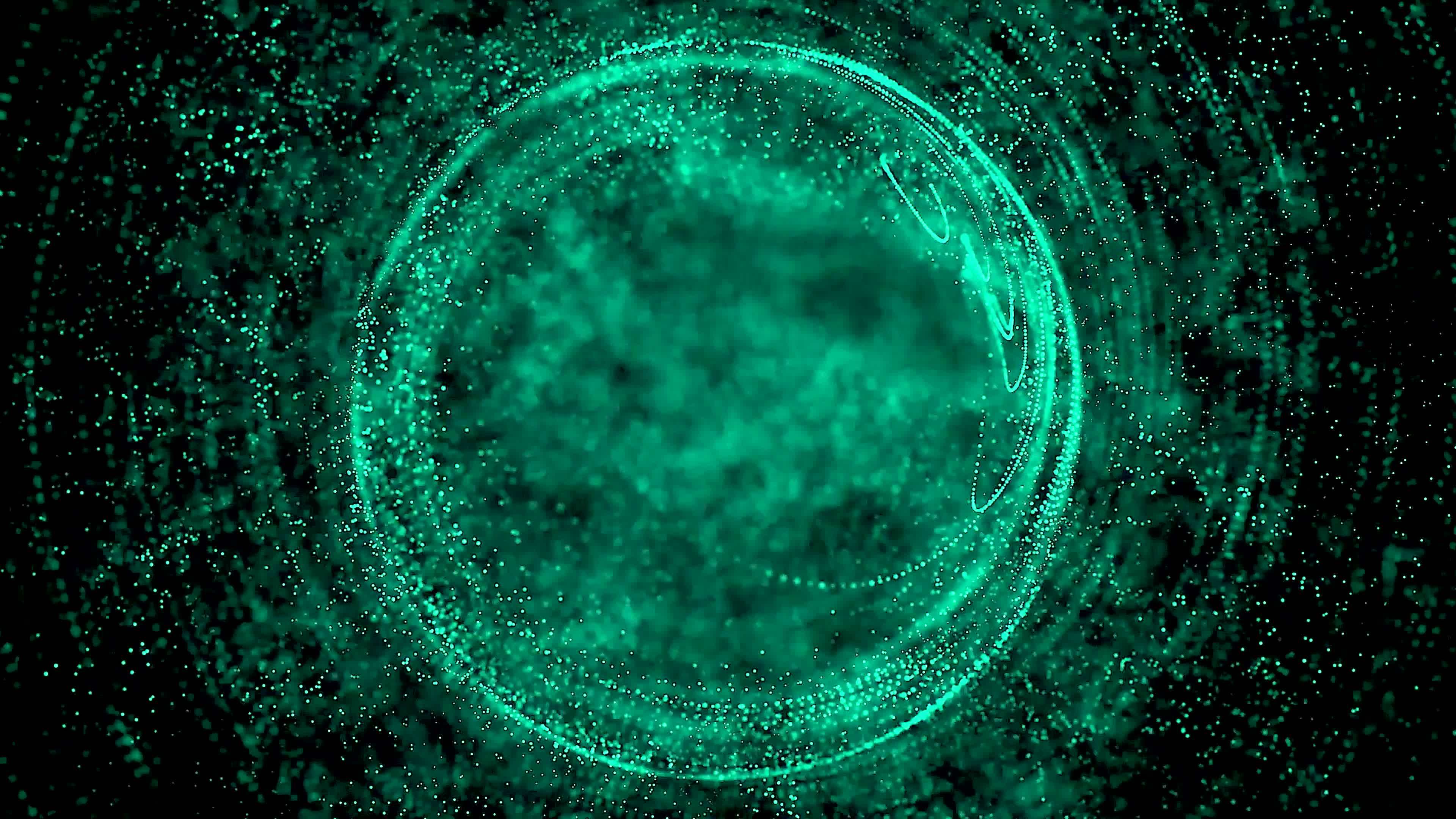 3d Looping Abstract Particle Background With Depth Of Field 19484463