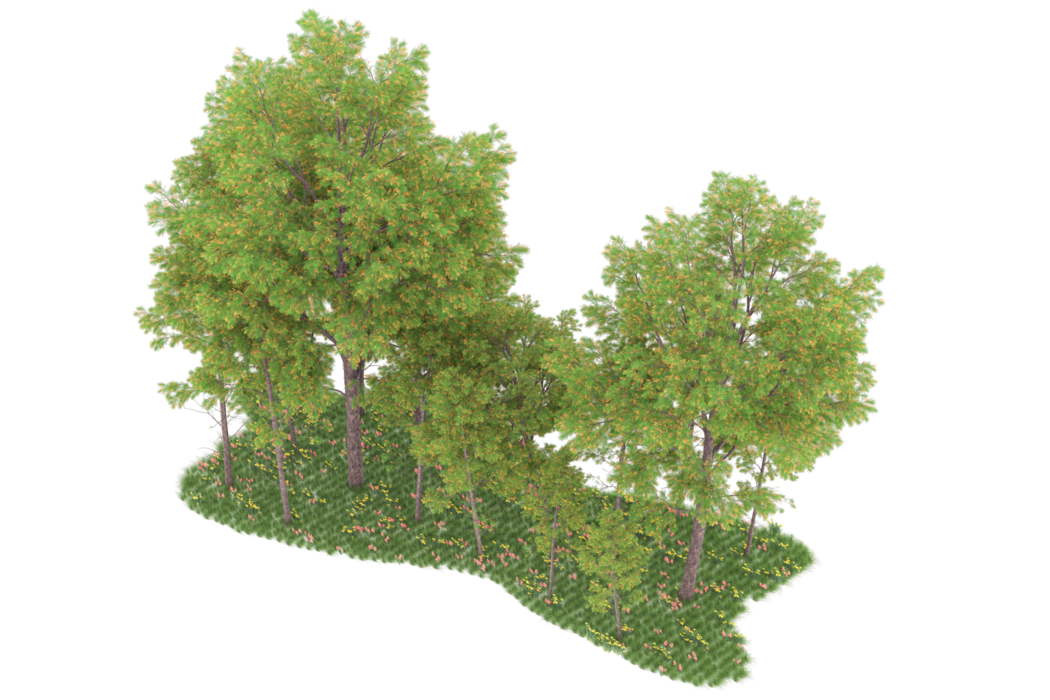 Isometric Trees PNGs for Free Download