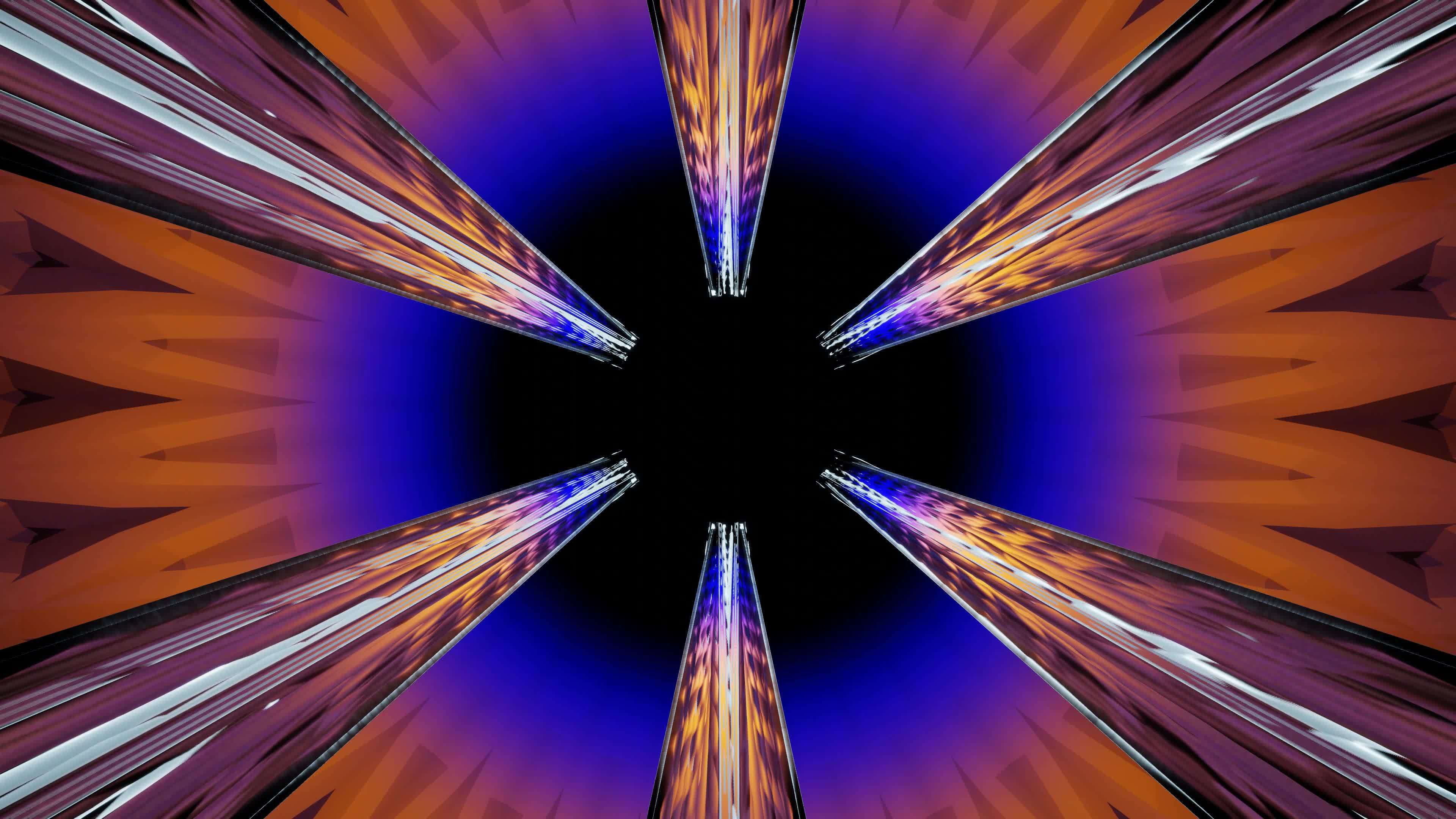 Abstract Background Symmetric Fractal Displacement Vj Loop 19570891