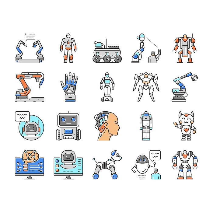 Robotics Vector Art, Icons, and Graphics for Free Download
