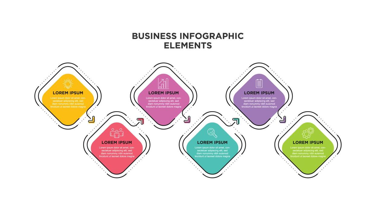 Infographic Flowchart Vector Art, Icons, and Graphics for Free Download