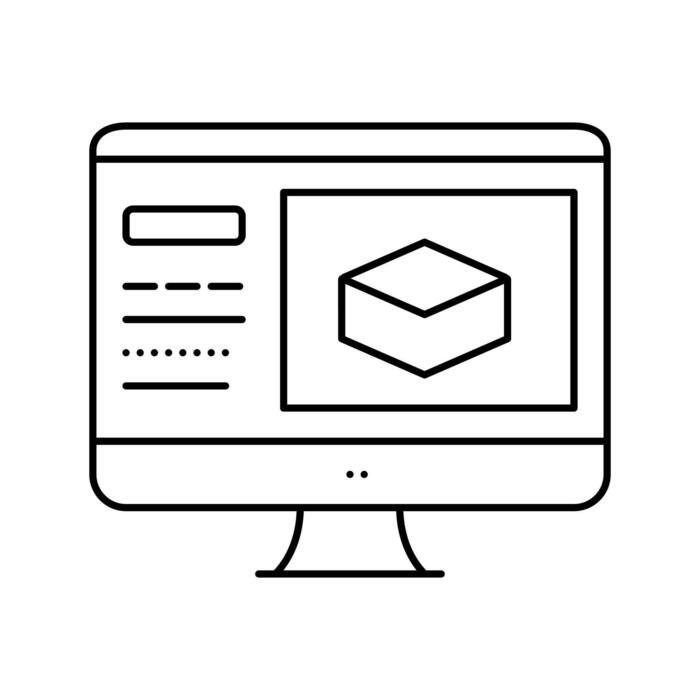 One Line Computer Vector Art, Icons, and Graphics for Free Download